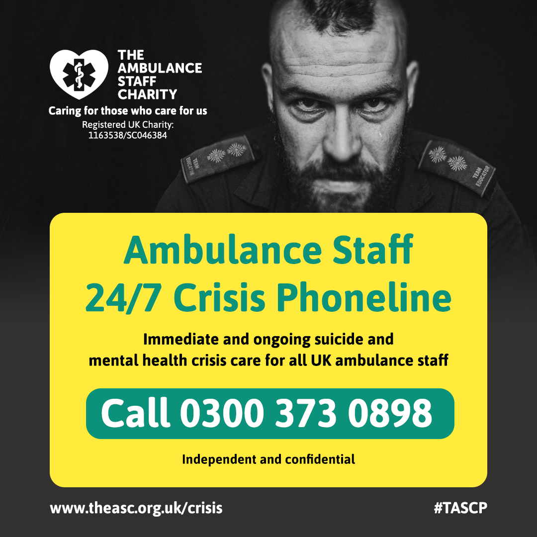 TASC, The Ambulance Staff Charity, launch a ground-breaking new service ...