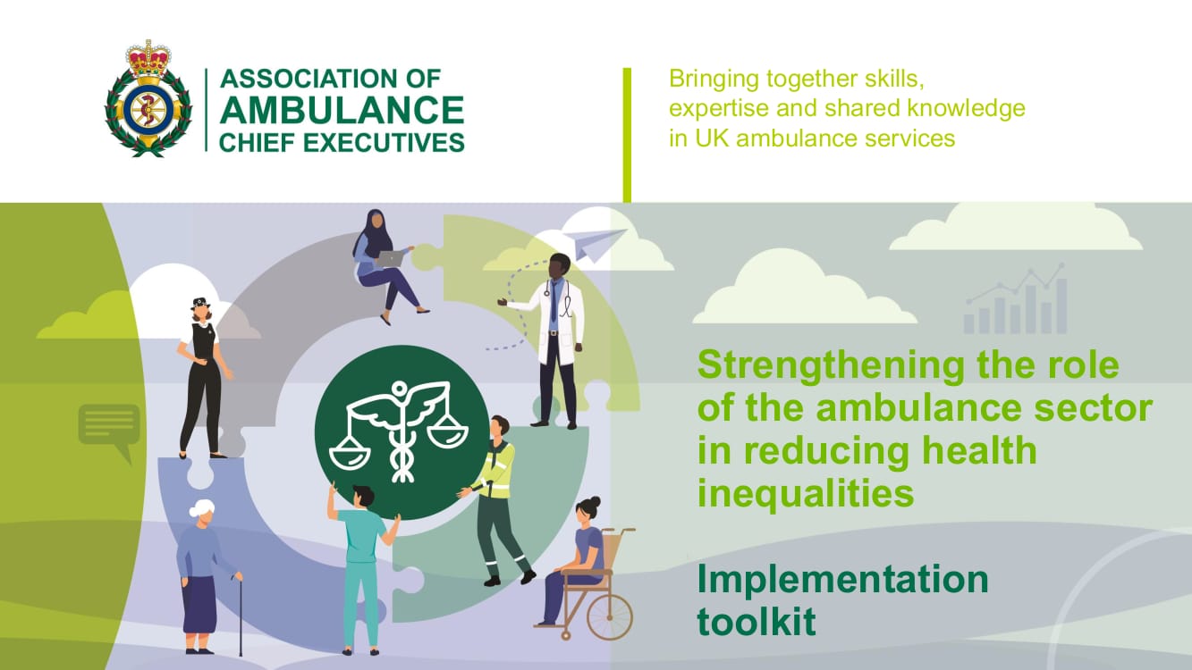 Ambulance Services helping to reduce Health Inequalities - aace.org.uk