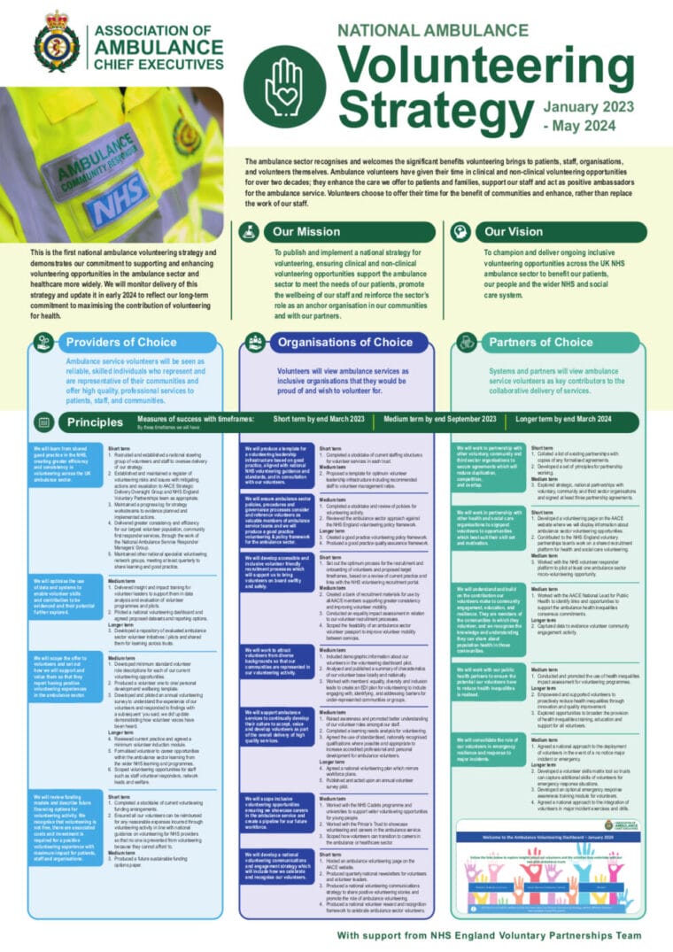 Ambulance Volunteering - aace.org.uk