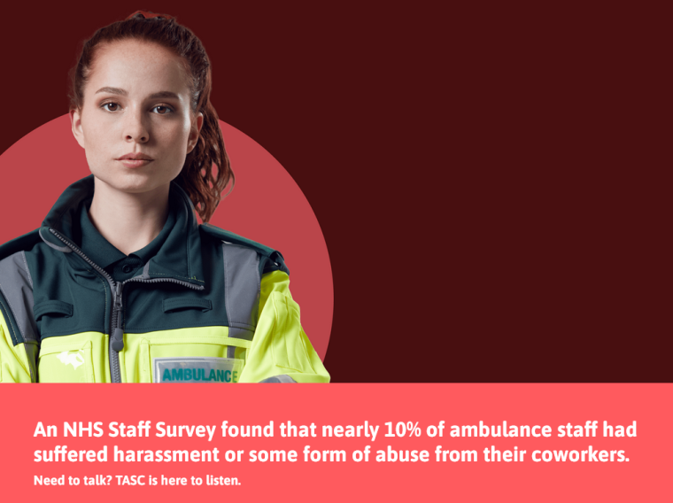 TASC, the ambulance staff charity, launch new service to support ambulance staff and student ...