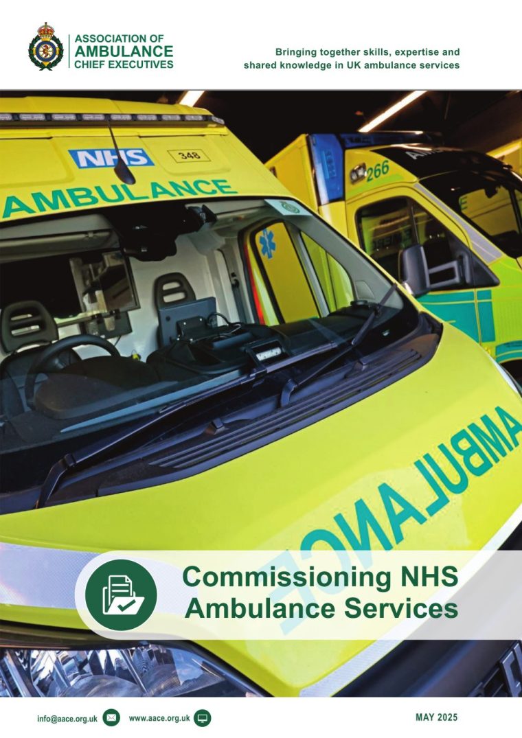 AACE publishes new paper to provide strategic input to the ambulance commissioning review - aace ...